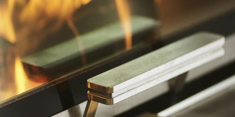 Three Sided Fireplace - RAIS Visio 3 is a Peninsula Fireplace