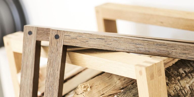 Woodframe - Wall Mount Firewood Holder for Indoor Use | RAIS